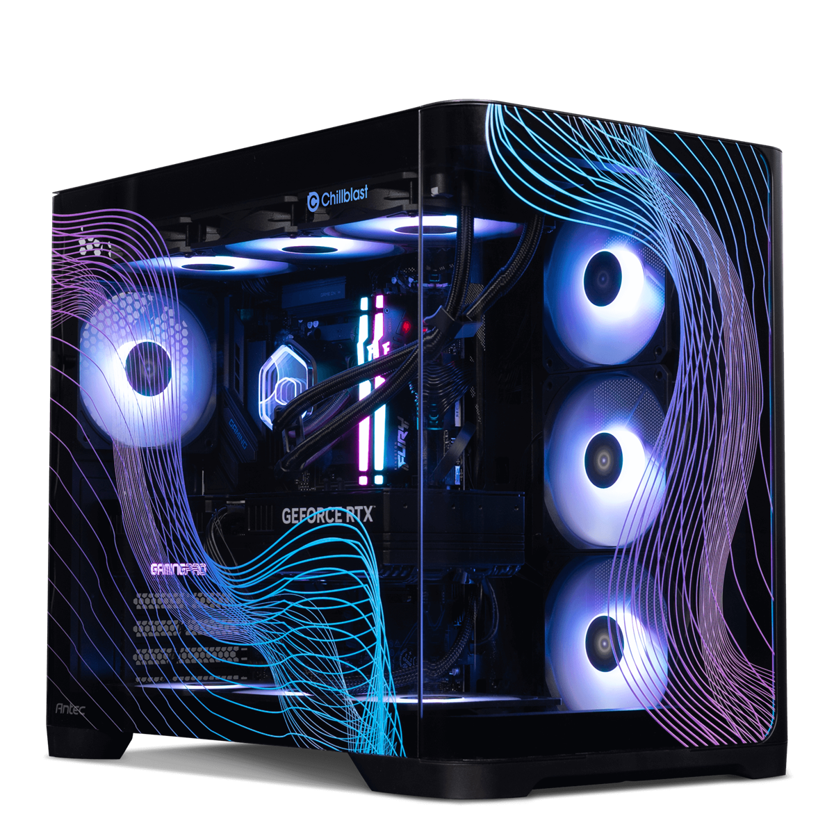 The Lab Pro Flow Edition Ryzen 7 9800X3D RTX 5080 Gaming PC - Chillblast