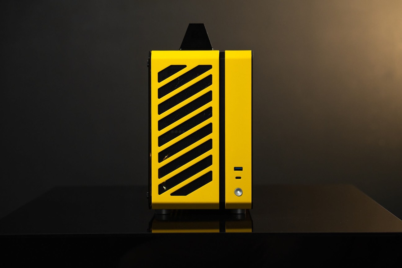Cryo Core Portable RTX 5060 Yellow Gaming PC - Chillblast