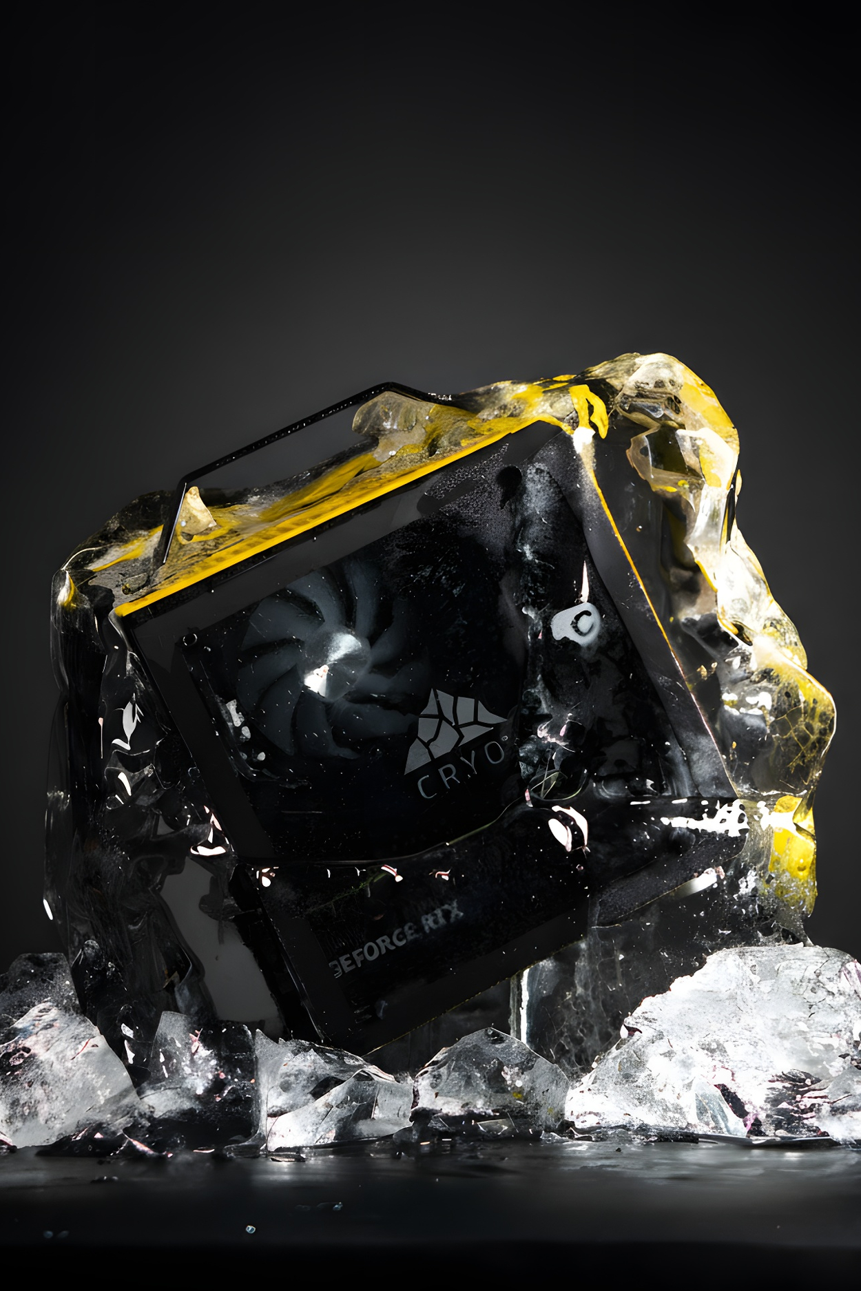 Cryo Core Portable RTX 5060 Yellow Gaming PC - Chillblast