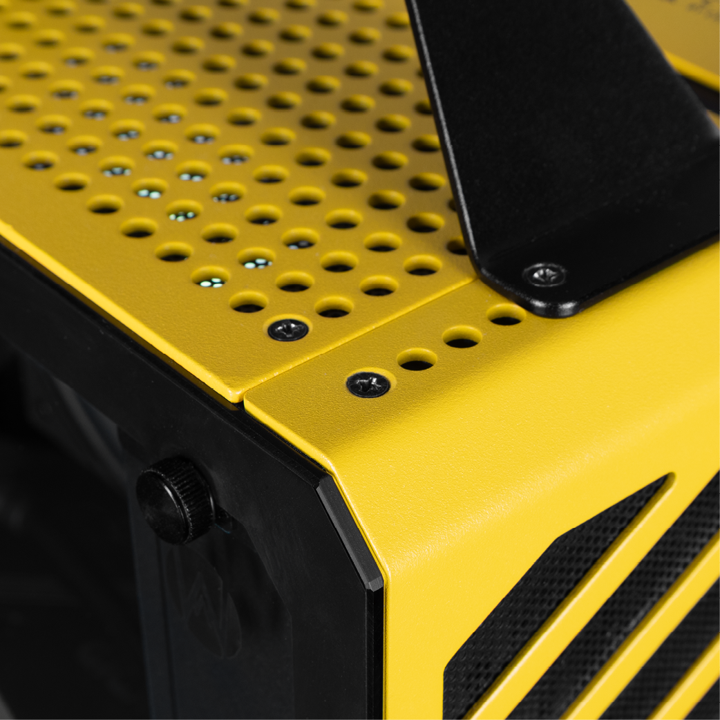 Cryo Core Portable RTX 5060 Yellow Gaming PC - Chillblast