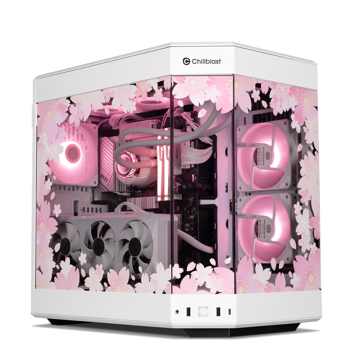 The Lab Pro Sakura Edition Core i7 RTX 5080 Gaming PC - Chillblast