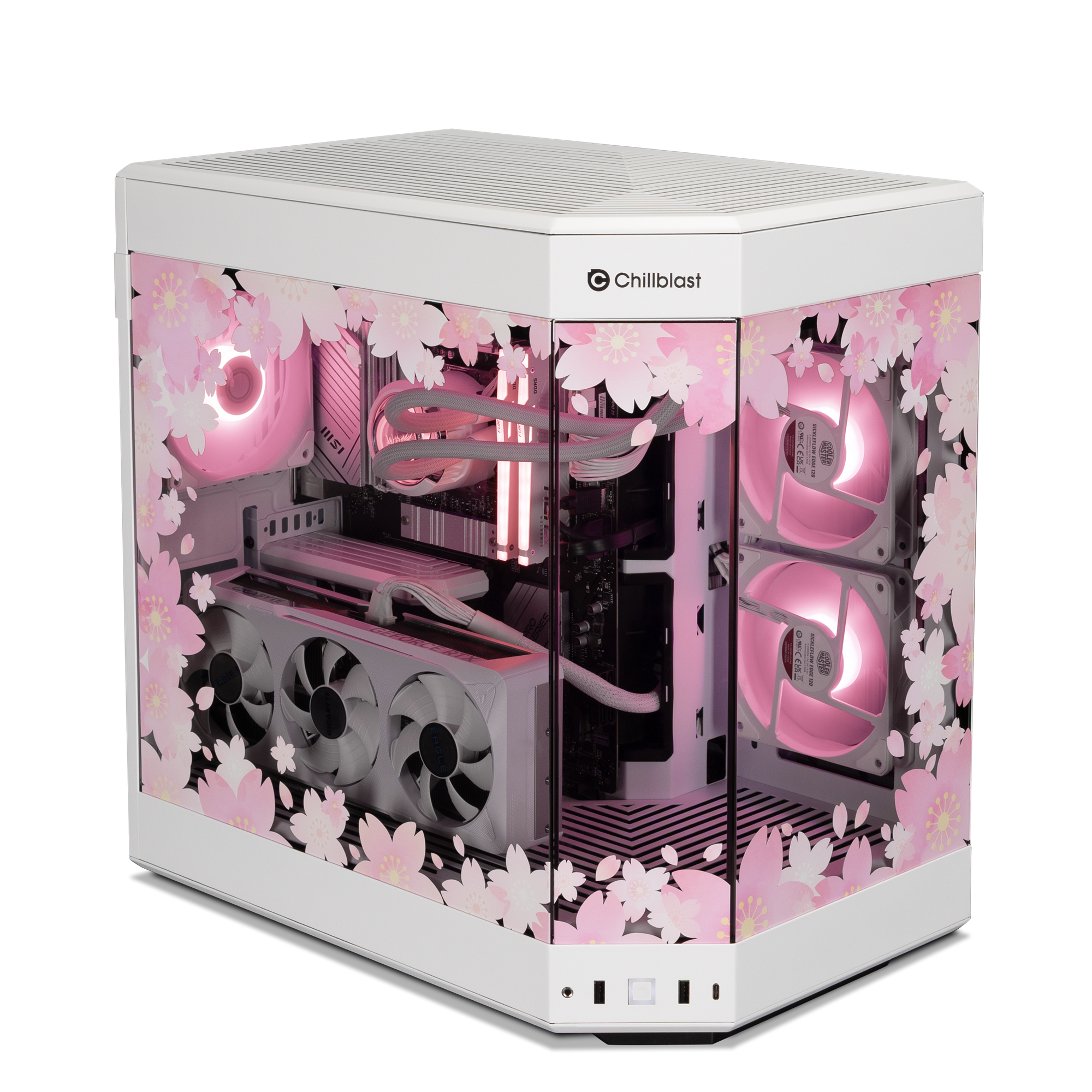 The Lab Core Sakura Edition Core i7 RTX 5070 Gaming PC - Chillblast