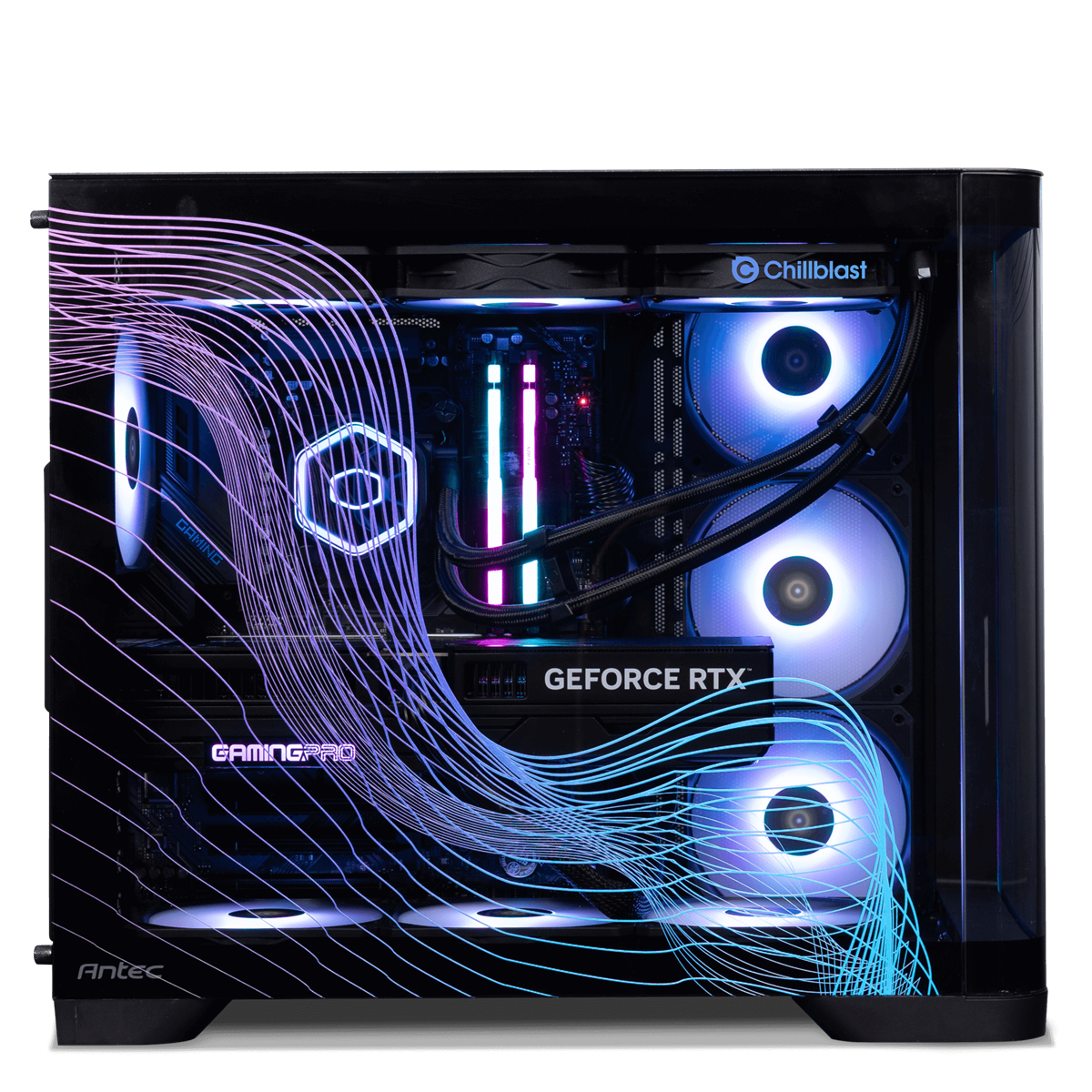 The Lab Ultra Flow Edition Ryzen 7 9850X3D RTX 5090 Gaming PC - Chillblast
